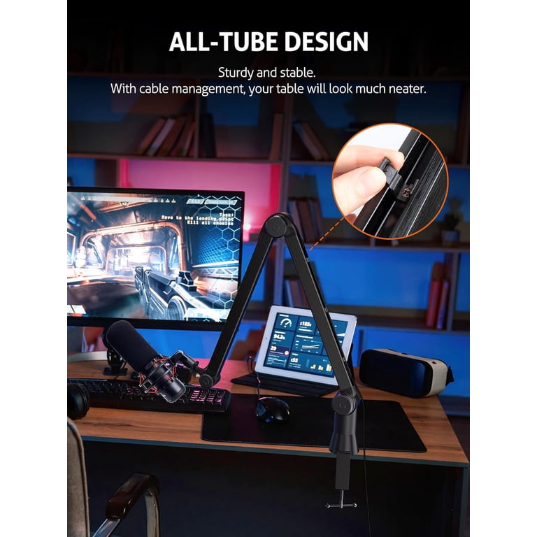 HyperX QuadCast Stand HyperX QuadCast Boom Arm Stand - Adjustable ...