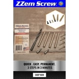 ZZem Screw 4-Pack: Door Security & Stripped Screw Hole Repair Kit with ...