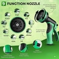 Garden Hose 100 ft - Stainless 304 Water Hose with 10Function Nozzle ...