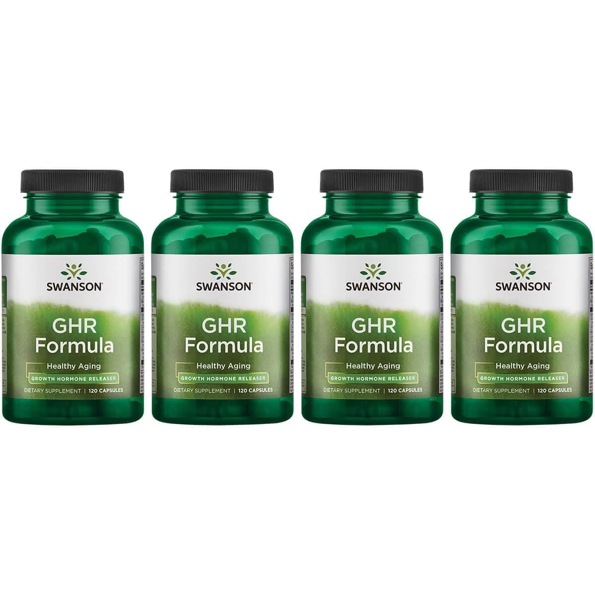 Swanson Ghr Formula - Growth Hormone Releaser 120 Caps 4 Pack - Walmart.com
