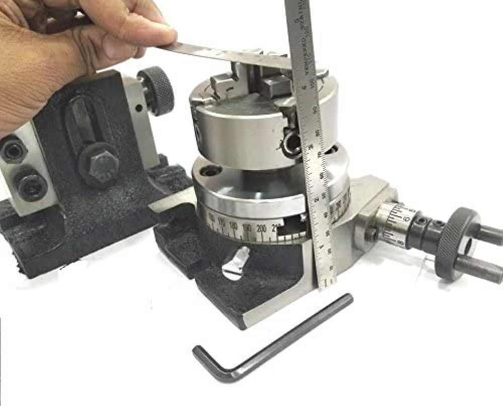 M6 CLAMP KIT, TAILSTOCK & A CHUCK WITH BACK PLATE & FIXING TNUTS (WITH ...