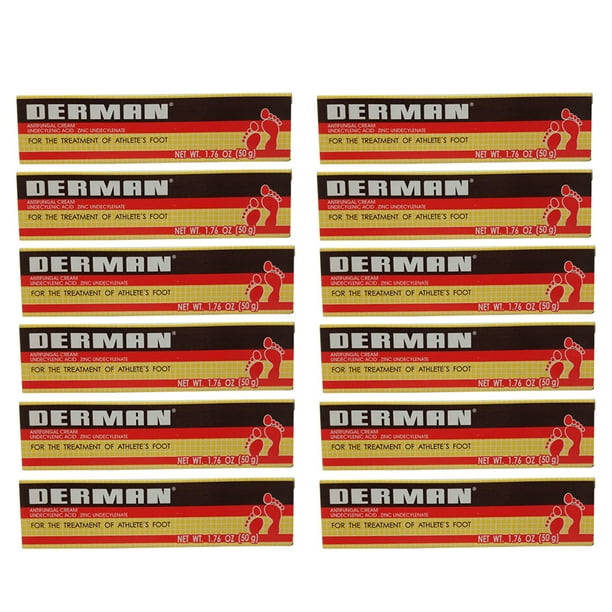 Derman Antifungal Cream. Athlete's Foot, Ringworm and Jock Itch ...