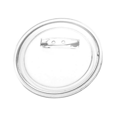 Clear Buttons with Pins - 36-Pack DIY Craft Buttons, Acrylic Plastic ...