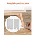 Furniture Leveling Shims 30-Pack - Plastic Wobble Wedges for Uneven ...