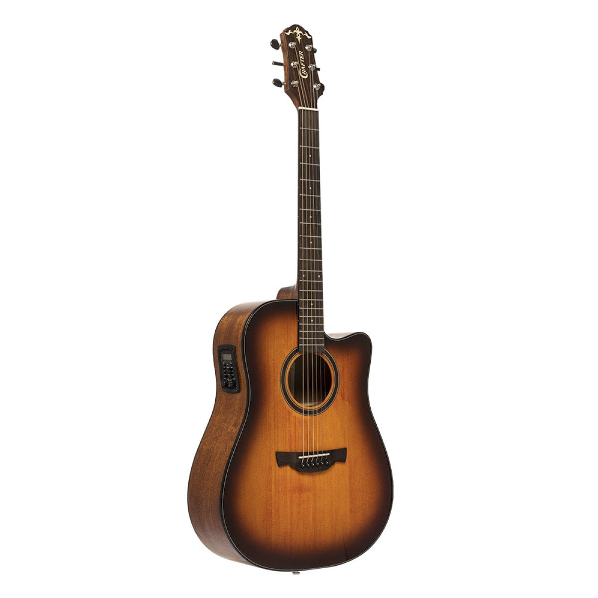 Crafter Able 600 Cutaway Dreadnought Electric-Acoustic Guitar - Vintage ...