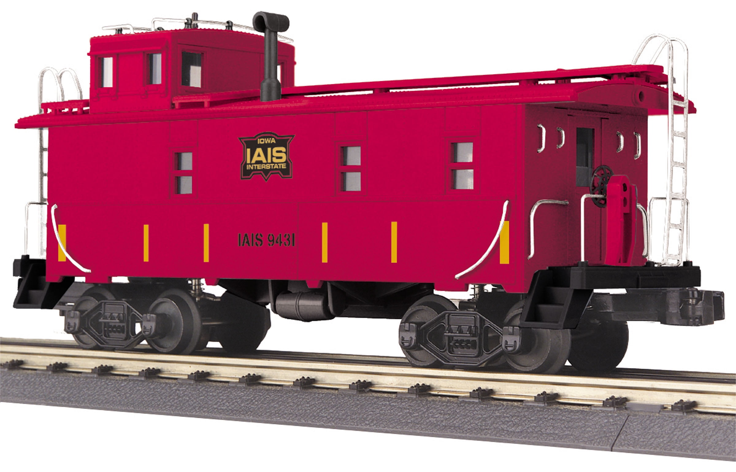 MTH 30-77280 O Iowa Interstate Offset Steel Caboose - Walmart.com