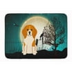Halloween Scary Beagle Tricolor Machine Washable Memory Foam Mat ...