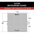 Futon Slipcover - Reversible Sofa Cover, Armless, Water Resistant ...