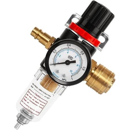 1/4, 1/4 air regulator, compressed air filter regulator, humidity ...