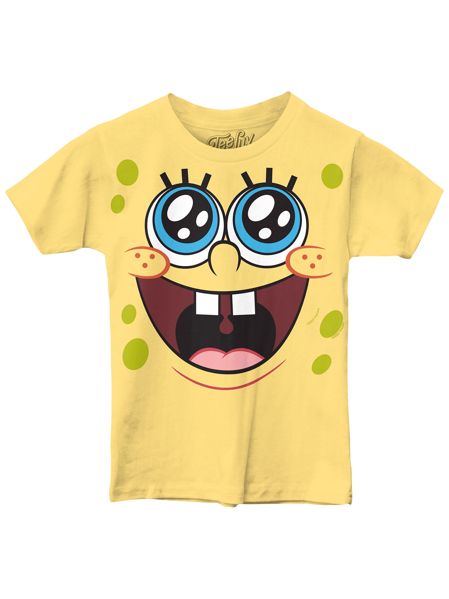 Tee Luv Big Boys 6-20 SpongeBob SquarePants Face Shirt (XL) - Walmart.com