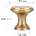 10 Pack Champagne Bronze Kitchen Cabinet Knobs, Solid Bronze Pulls Zinc ...