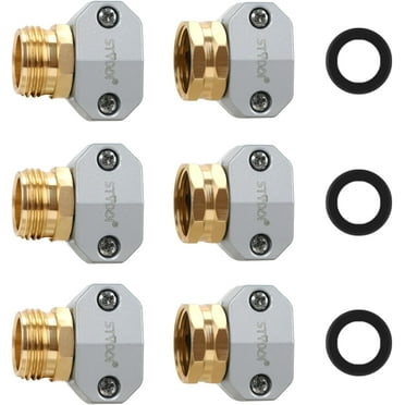 2PCS Water Inlet Fitting For Pressure Washer Pumps 3/8 NPT Male To 3/4 ...