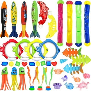 SwimWays SquiDivers Kids Pool Diving Toys, 3 Pack, Bath Toys & Pool ...