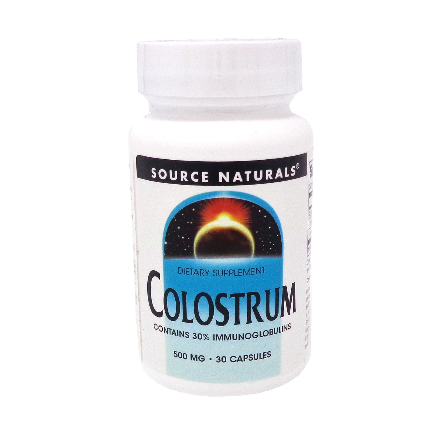 Source Naturals Colostrum 500mg - 30 Capsules - Walmart.com