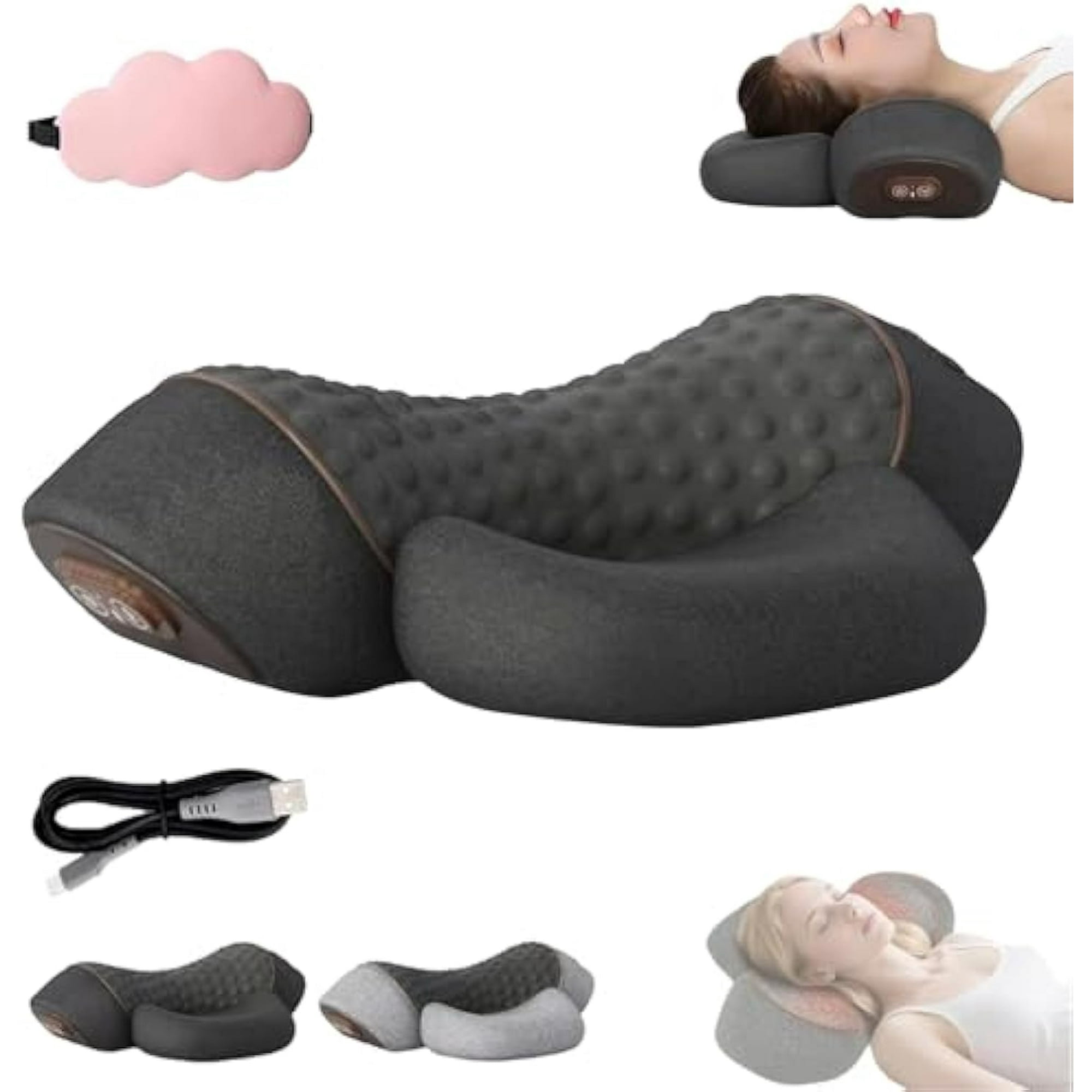 Click here for Heapls 3 In 1 Neck Massage Pillow  3 Function Mode... prices