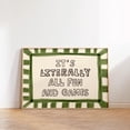 Affixzi Playful Typography Wall Art - Fun and Games Decor for a Joyful ...