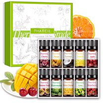 EUQEE Essential Oils Gift Set - 6PCS Floral Fragrance for Diffuser, Aromatherapy, Cleaning (10ml ...