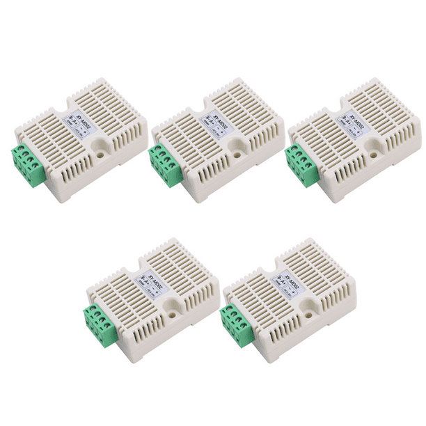 5X Temperature Humidity Transmitter RS485 SHT20 Sensor Modbus RTU Acquisition Module Transducer ...