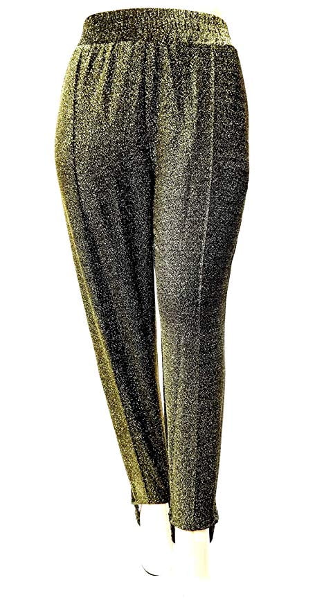 VC-3B0015 Verona Women's Plus Size Gold Foot Strap Leggings - Walmart.com