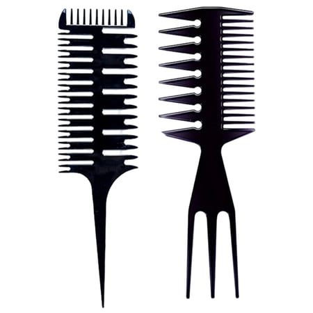 Hair Stylists Styling Comb Set Cutting Hairbrush Hairdressing Fish bone ...
