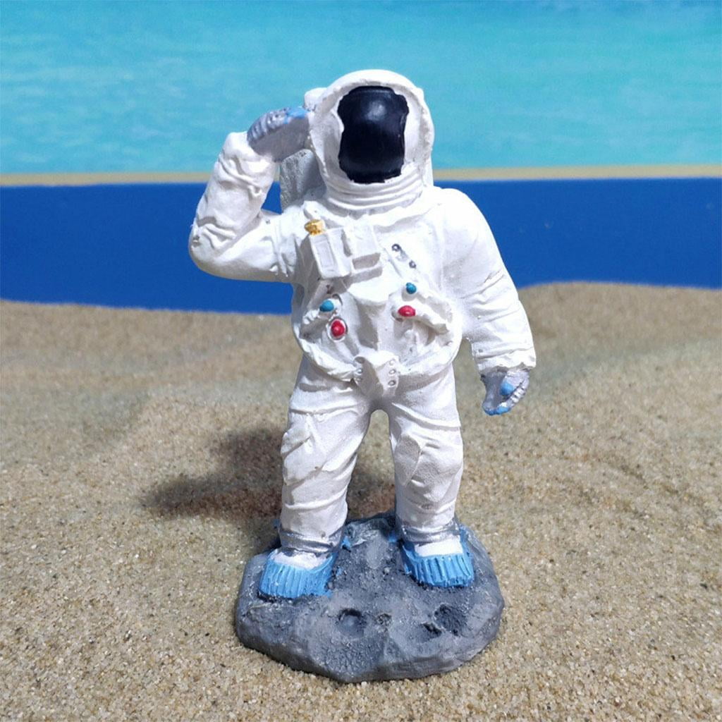 Spaceman Statue Modern Outer Space Table Artwork Kids Gift Handmade ...