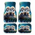 4pcs Cute Sloth Animal Print Car Floor Mats Set, Universal Anti-Slip ...