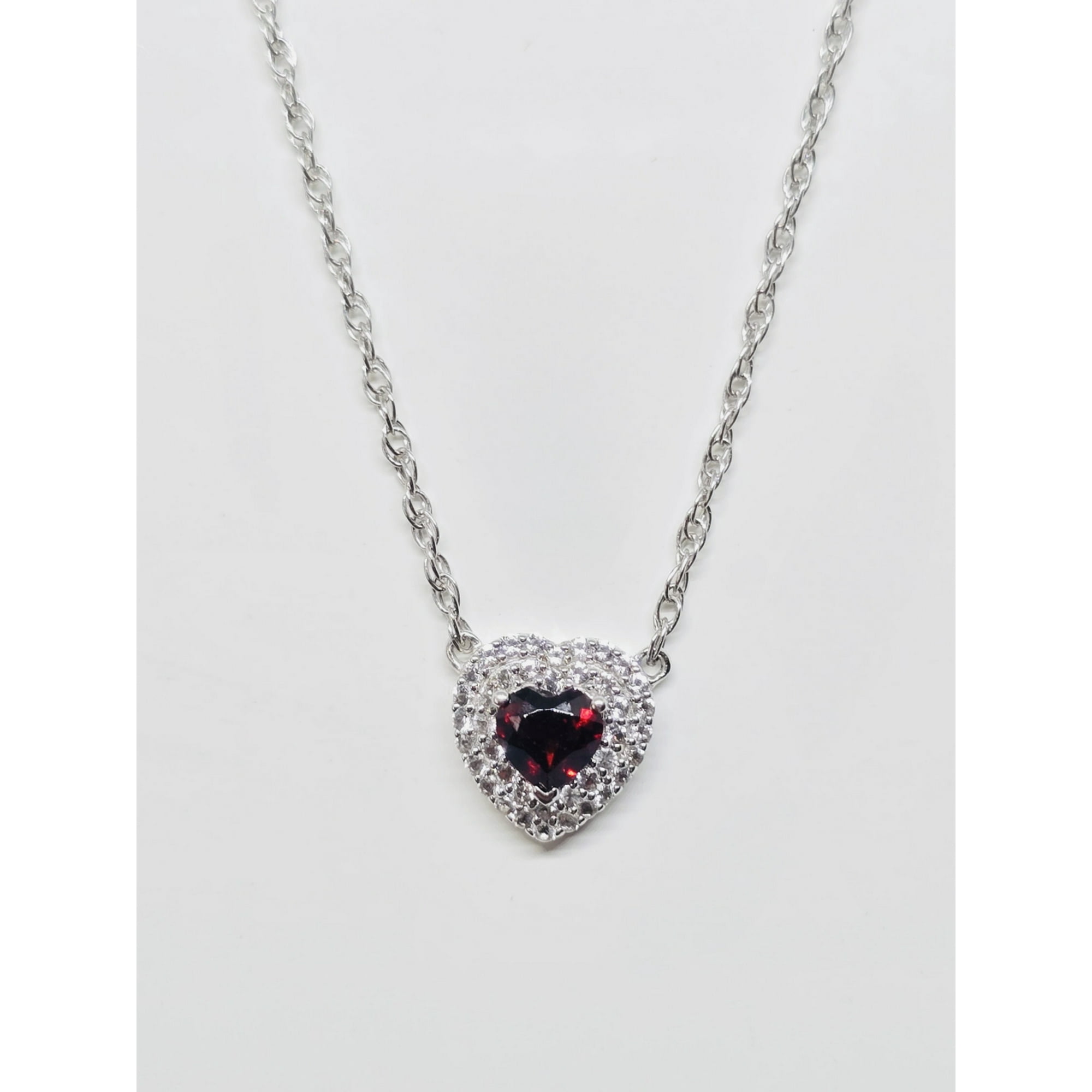 Click here for Jinas Jewels Celeste Chain Pendant- Natural Garnet... prices