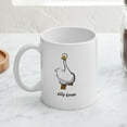 CafePress - Silly Goose Mug - 11 oz Ceramic Mug - Novelty Coffee Tea ...
