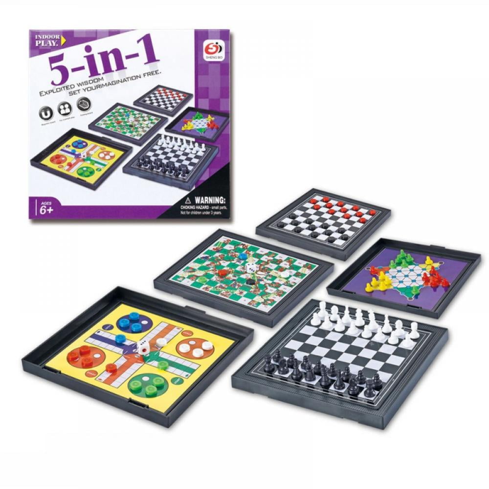 Board Game Set 5 In 1 Board Games Collection Australia Ubuy