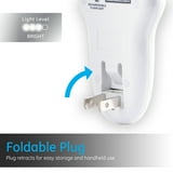 GE 3-in-1 Rechargeable LED Night Light with Power Failure, Dusk to Dawn ...