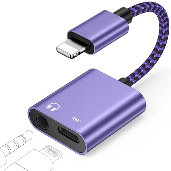Apple Mfi Certified 1 Pack Lightning to 3.5 mm Headphone Jack Adapter ...