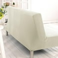 Stretch Futon Cover Armless Sofa Slipcover Foldable Sofa Bed Covers ...