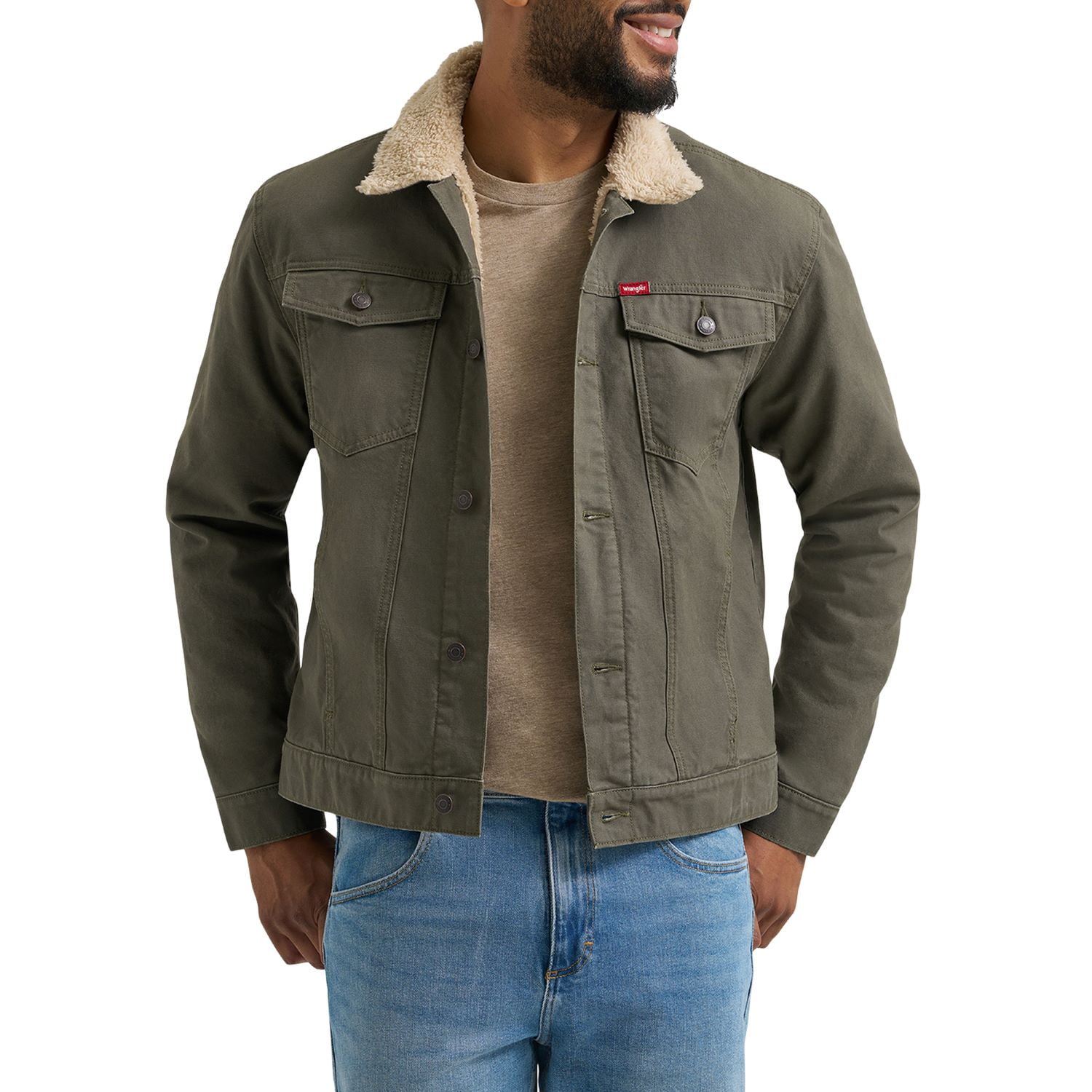 Click here for Wrangler Wrg Sherpa Lined Jkt prices