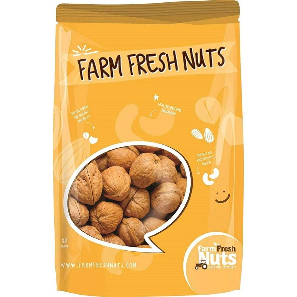 Natural In Shell Walnuts (1 LB) | Farm Fresh Nuts - Walmart.com ...