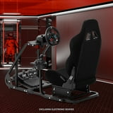 Supllueer Racing Simulator Cockpit with Seat Mountable Monitor Stand ...