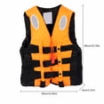 Adjustable Life Jacket with Buckle Reflective Strip, Paddle Board Kayak ...