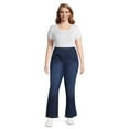 JMS Just My Size by Hanes Women's Plus Size 4 Pocket Bootcut Jeans ...