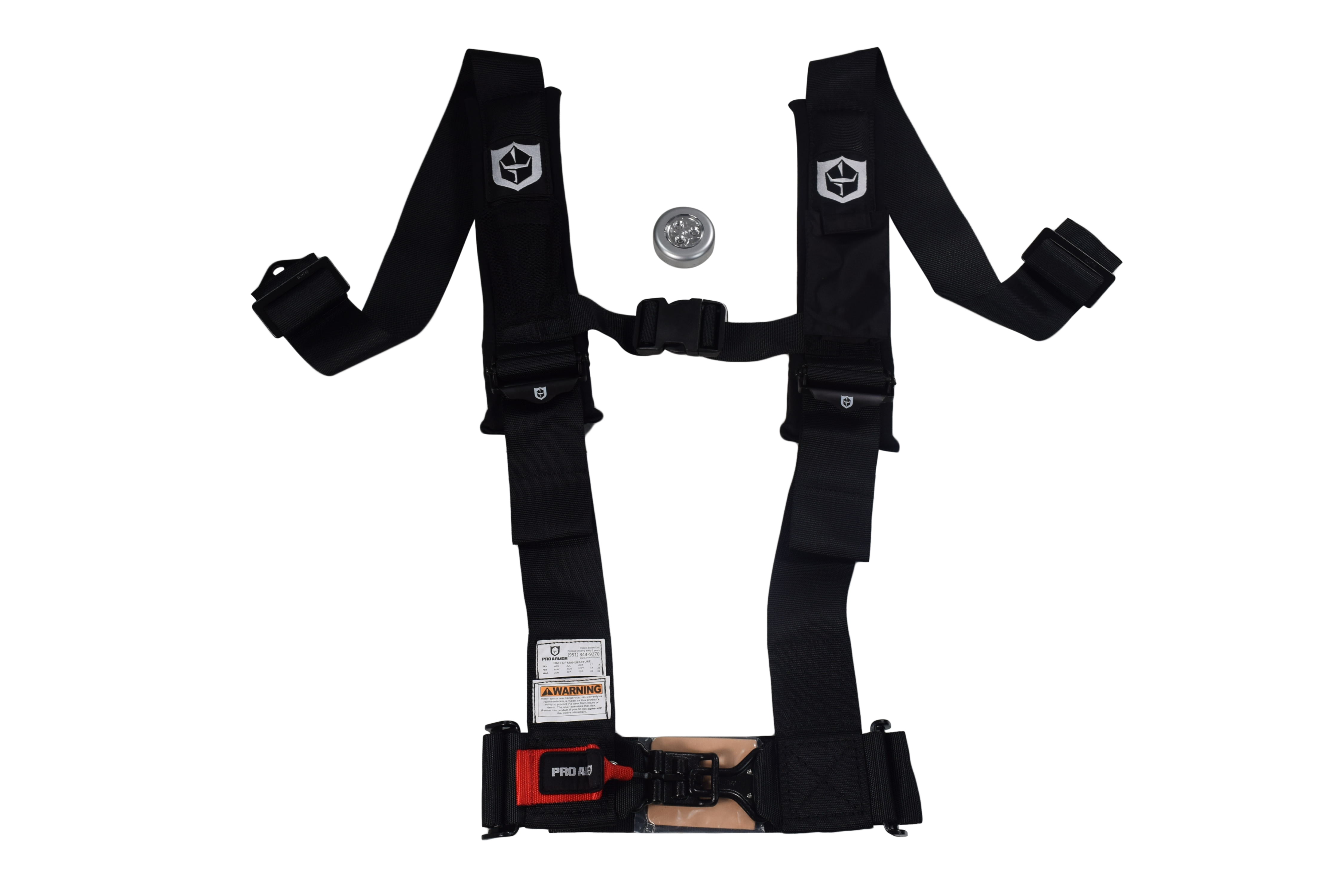 Pro Armor A114230 Black 4 Point 3" UTV Harness with Sewn in Pads ...