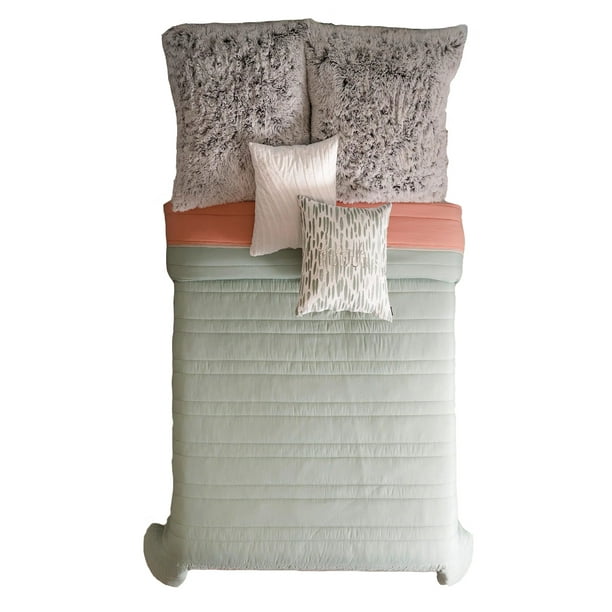 Edredón Basic Vianney Menta Matrimonial | Bodega Aurrera en línea