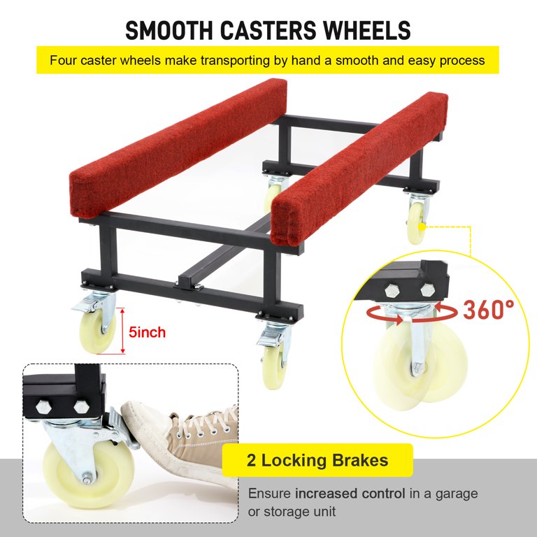Heavy Duty Galvanized Steel Dolly 1600 LBS Capacity Jet Ski Dolly ...