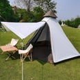 3-4 Person Double Layer Indian Pyramid Tent - Walmart.com