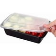 Meal Prep Containers 10 Pack-24oz Plastic Food Prep Containers Reusable ...