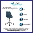 Flash Furniture Aurora Series Mid-Back Blue Fabric Task Office Chair ...