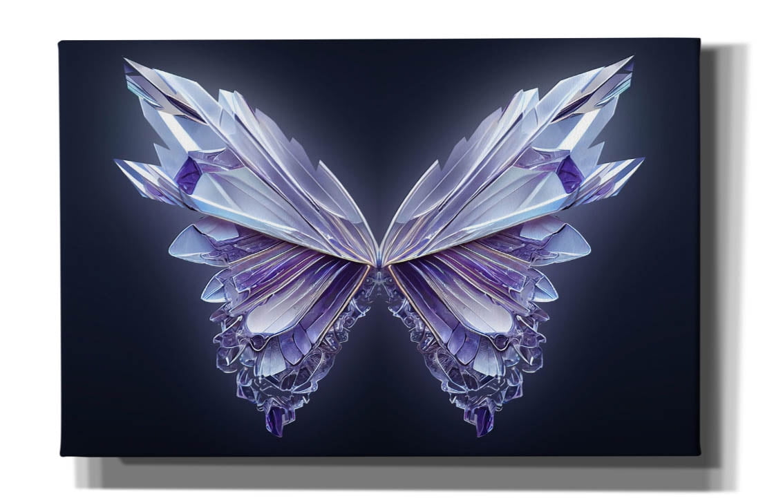 Epic Graffiti 'Crystal Buterfly' by Epic Portfolio, Canvas Wall Art, 40 ...