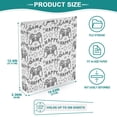 ALAZA Cartoon Gamepad Hardcover 3 Ring Binder 1.5" D-Rings with ...