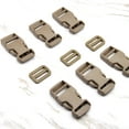 1 inch Buckles Straps Set with 10 Yards Nylon Webbing Strap,10 pcs Quick Side Release Plastic ...
