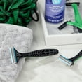 (3 pack) Equate Men's 3-Blade Sensitive Disposable Razors, Green and ...