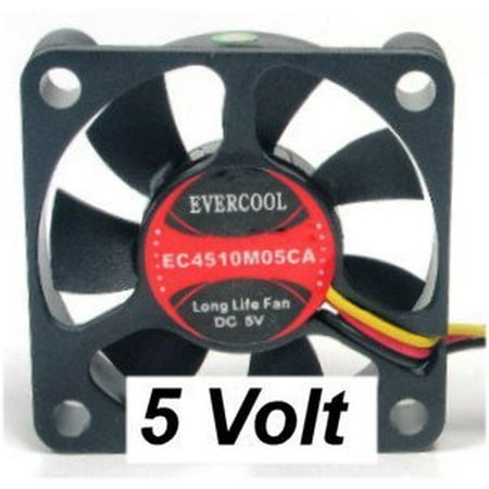 Evercool 3 Pin 5V DC fans (45x10, Black) | Walmart Canada