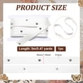 1Pc Cloth with Stainless Steel Wave Fold Curtain Tape Curtain Tape for ...