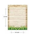 Birchwood Rustic Stationery – 8.5 x 11 Inches, 60 Sheets – B6519 ...
